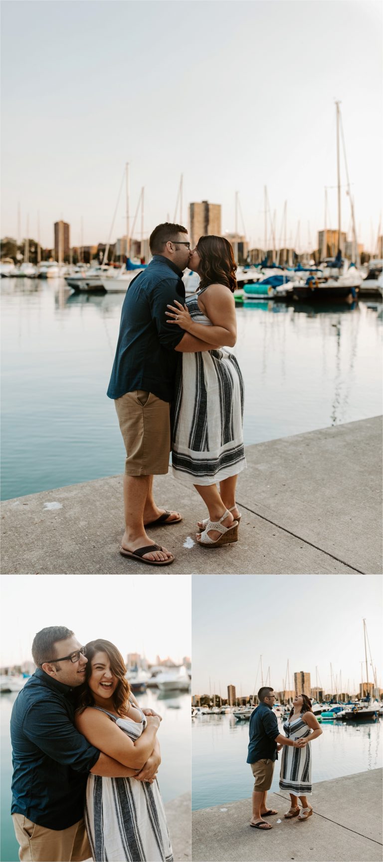 Anniversary Session on the Lake in Chicago | Ryan + Sam | Krystal ...